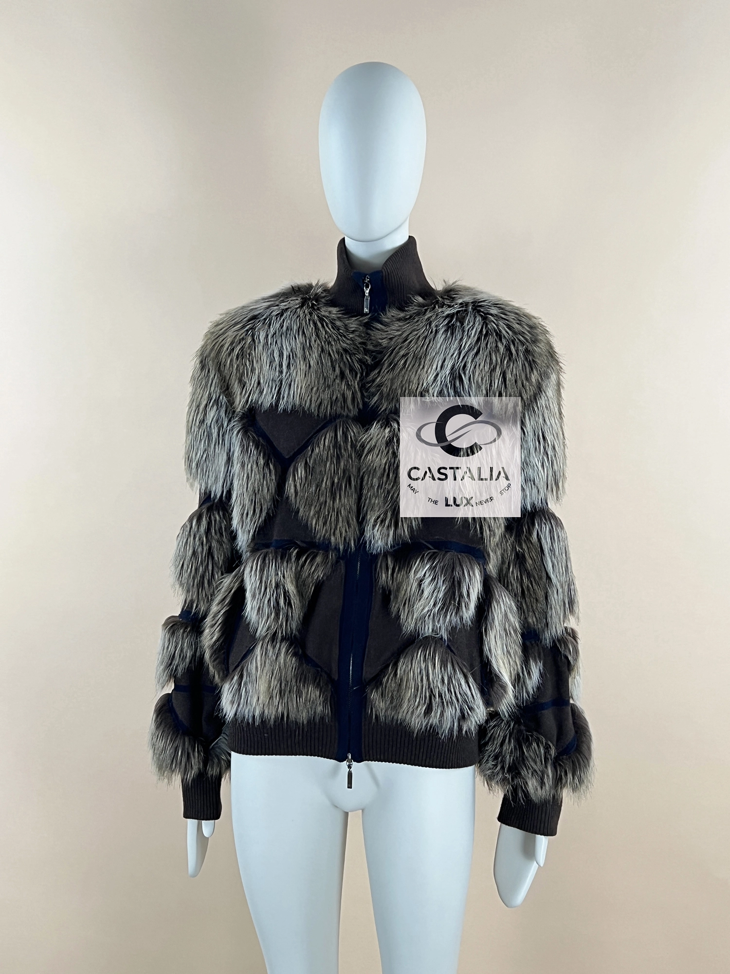 Chanel Fluffy Cashmere & Faux Fur Jacket - Castalia Lux