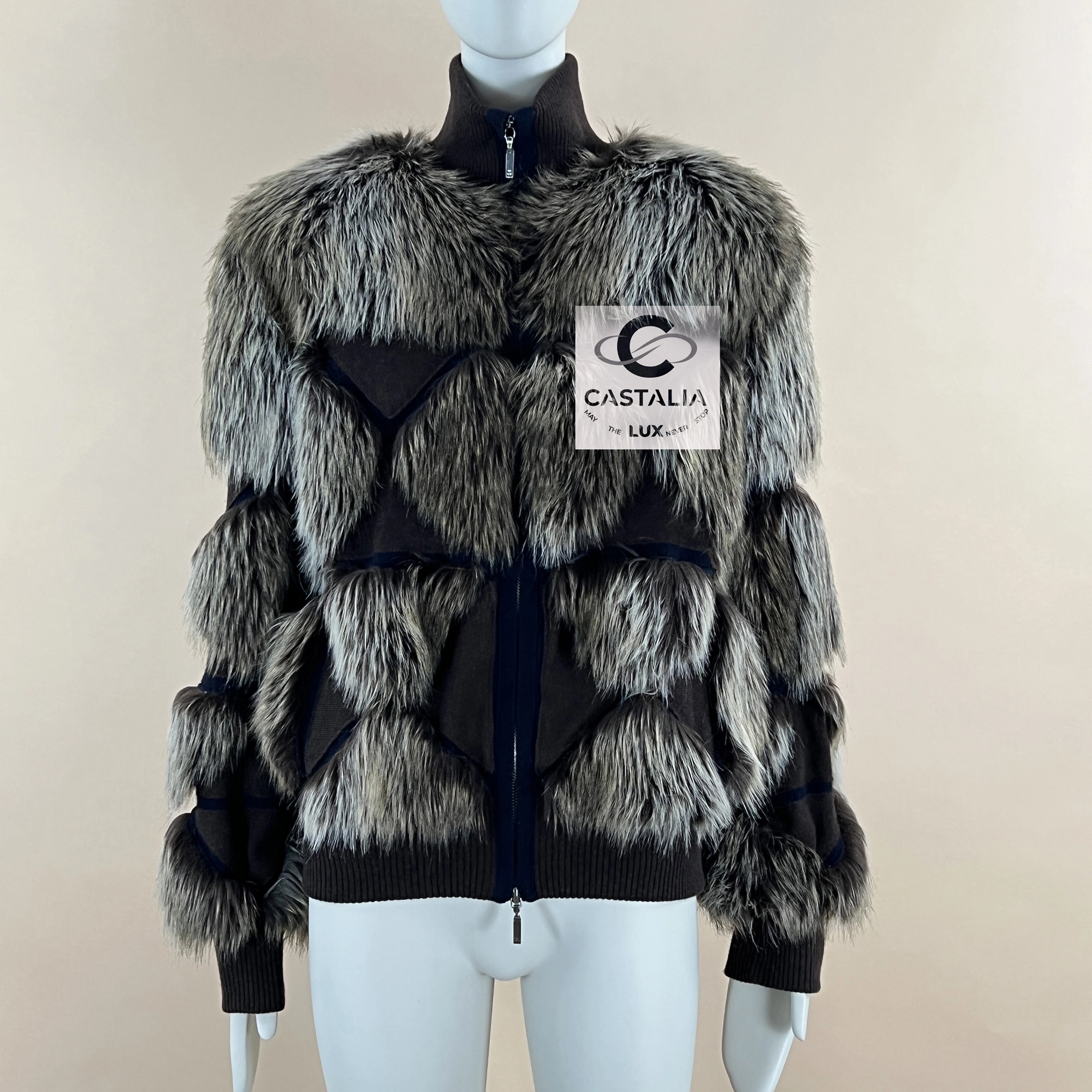 Chanel Fluffy Cashmere & Faux Fur Jacket - Castalia Lux